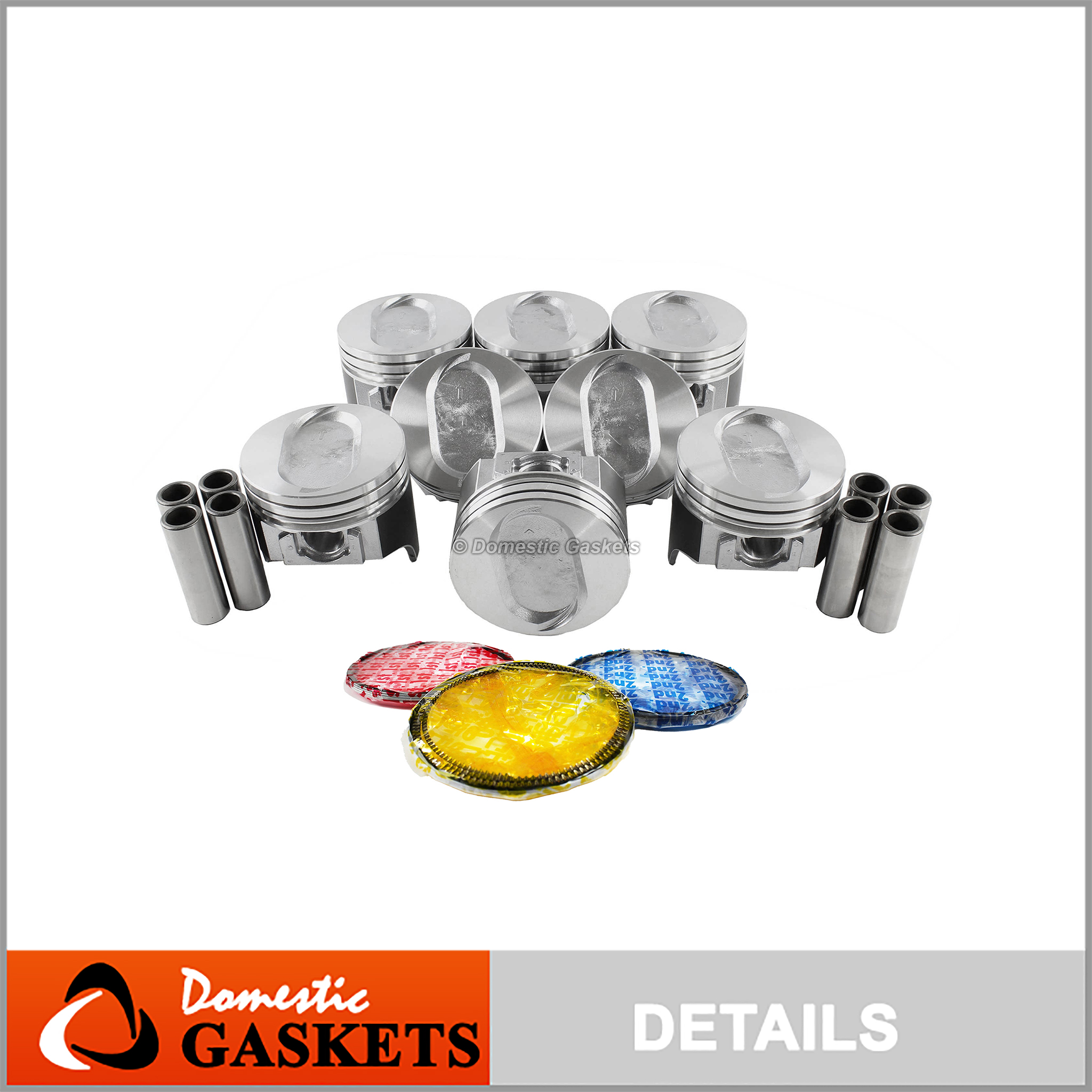 Pistons and Rings fit 68-87 Ford 7.5L V8 OHV 16v | eBay
